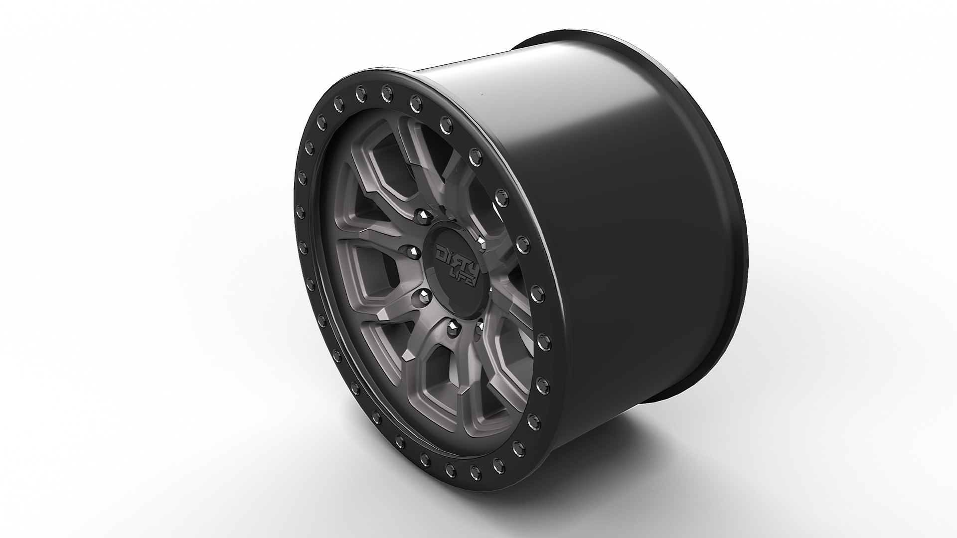 3D Model Dirty Life DT1 Off Road Rim - TurboSquid 1933797