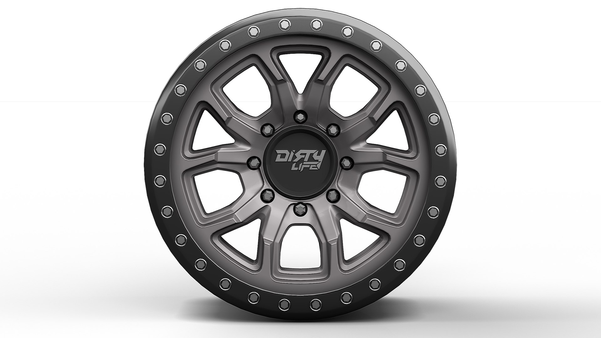 3D Model Dirty Life DT1 Off Road Rim - TurboSquid 1933797