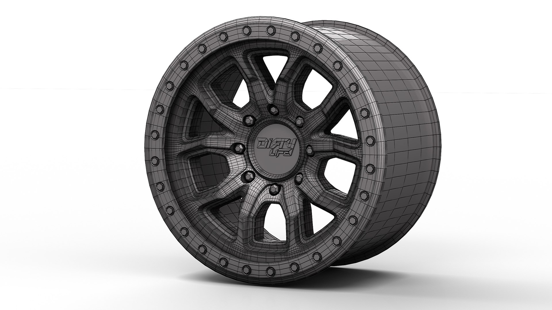 3D Model Dirty Life DT1 Off Road Rim - TurboSquid 1933797
