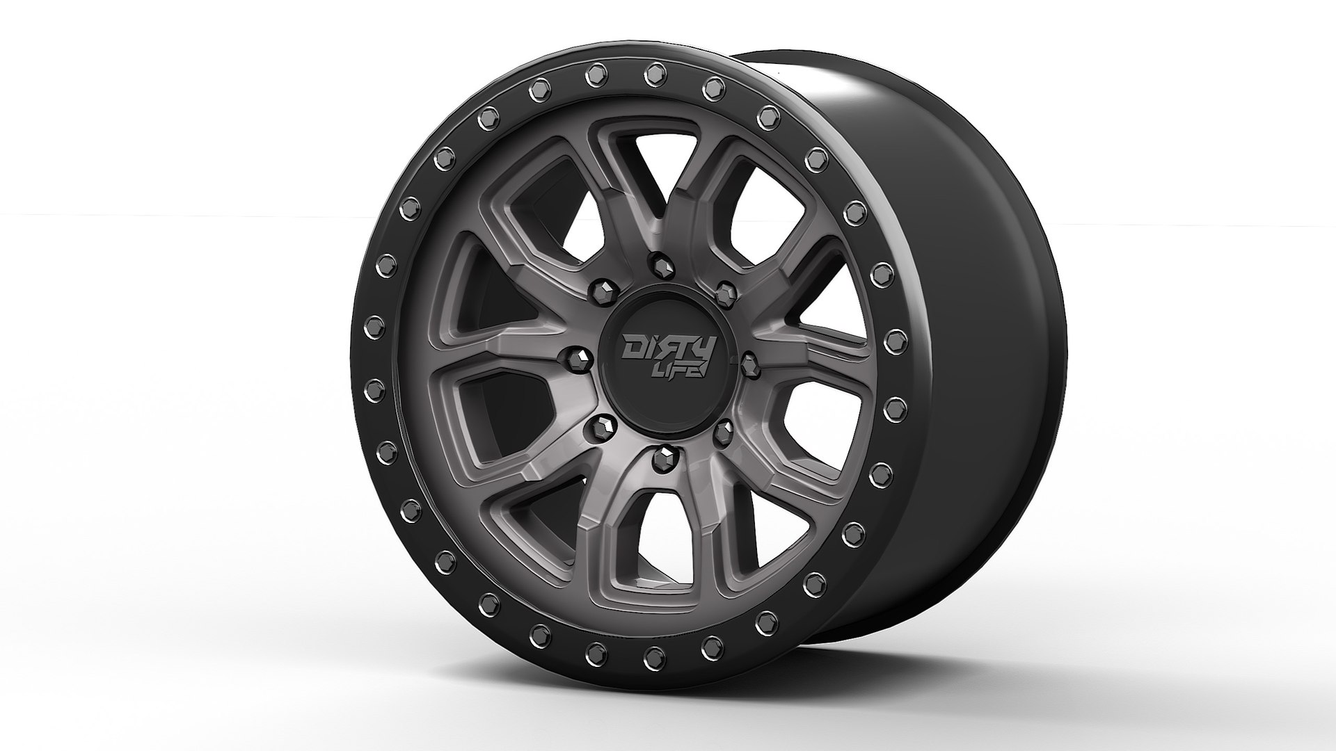 3D Model Dirty Life DT1 Off Road Rim - TurboSquid 1933797