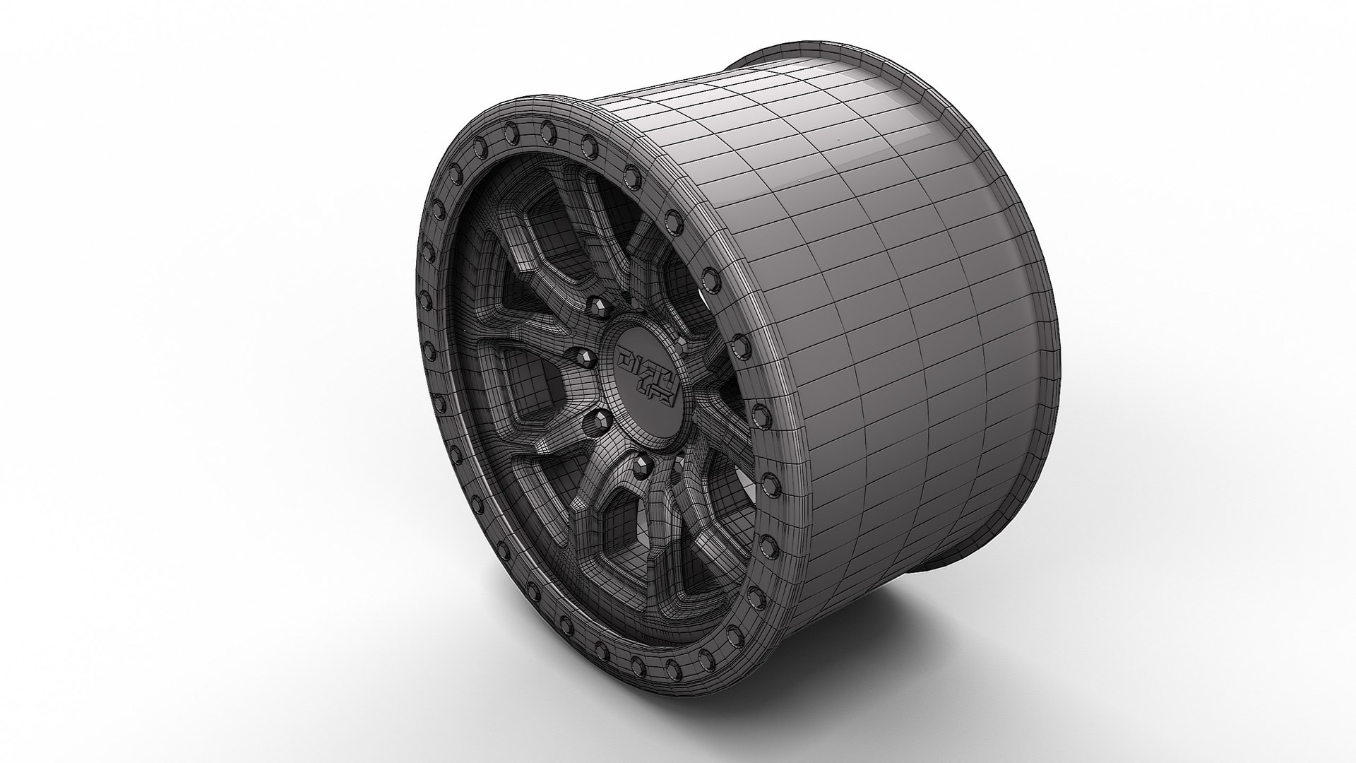 3D Model Dirty Life DT1 Off Road Rim - TurboSquid 1933797