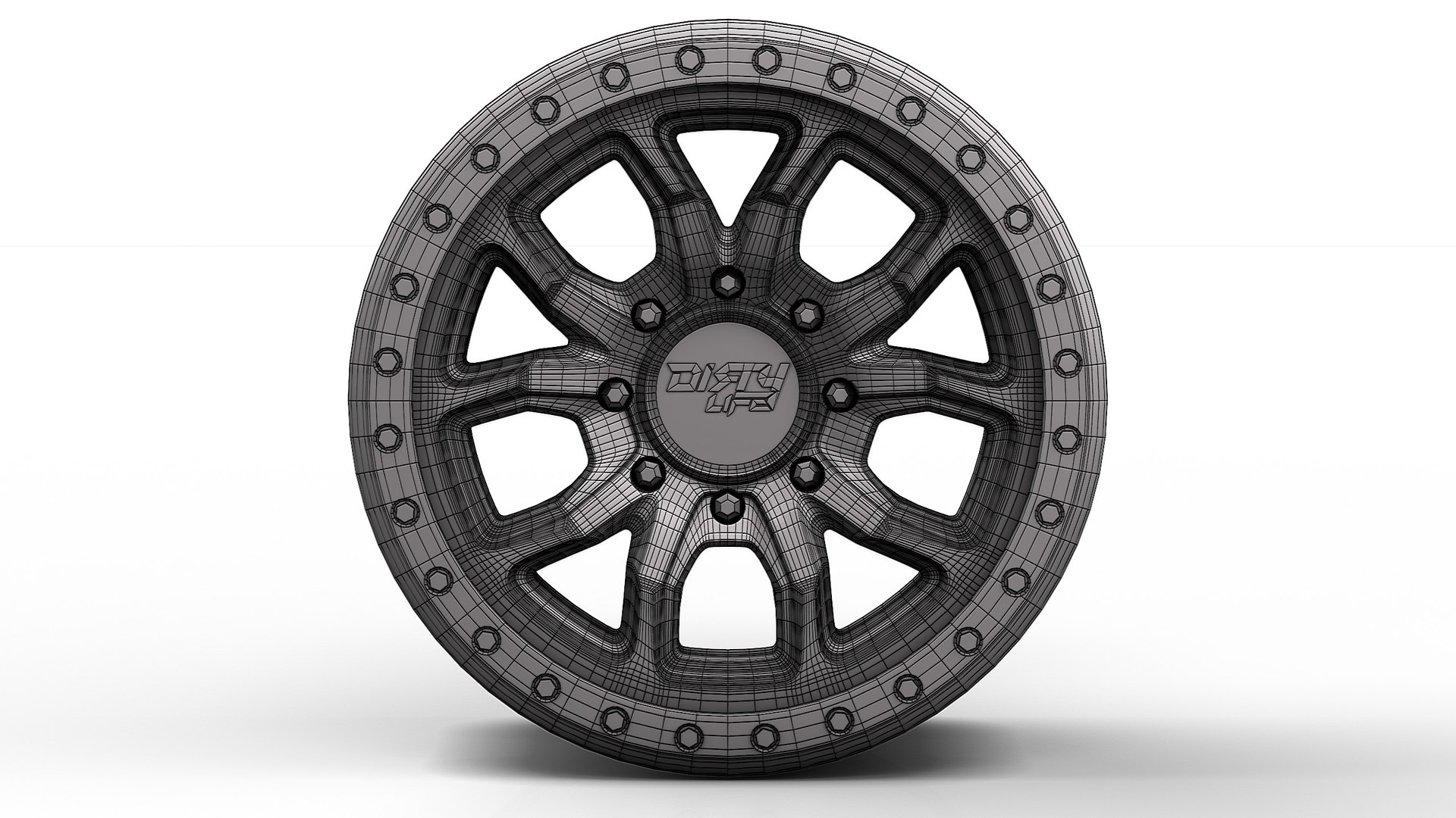 3D Model Dirty Life DT1 Off Road Rim - TurboSquid 1933797
