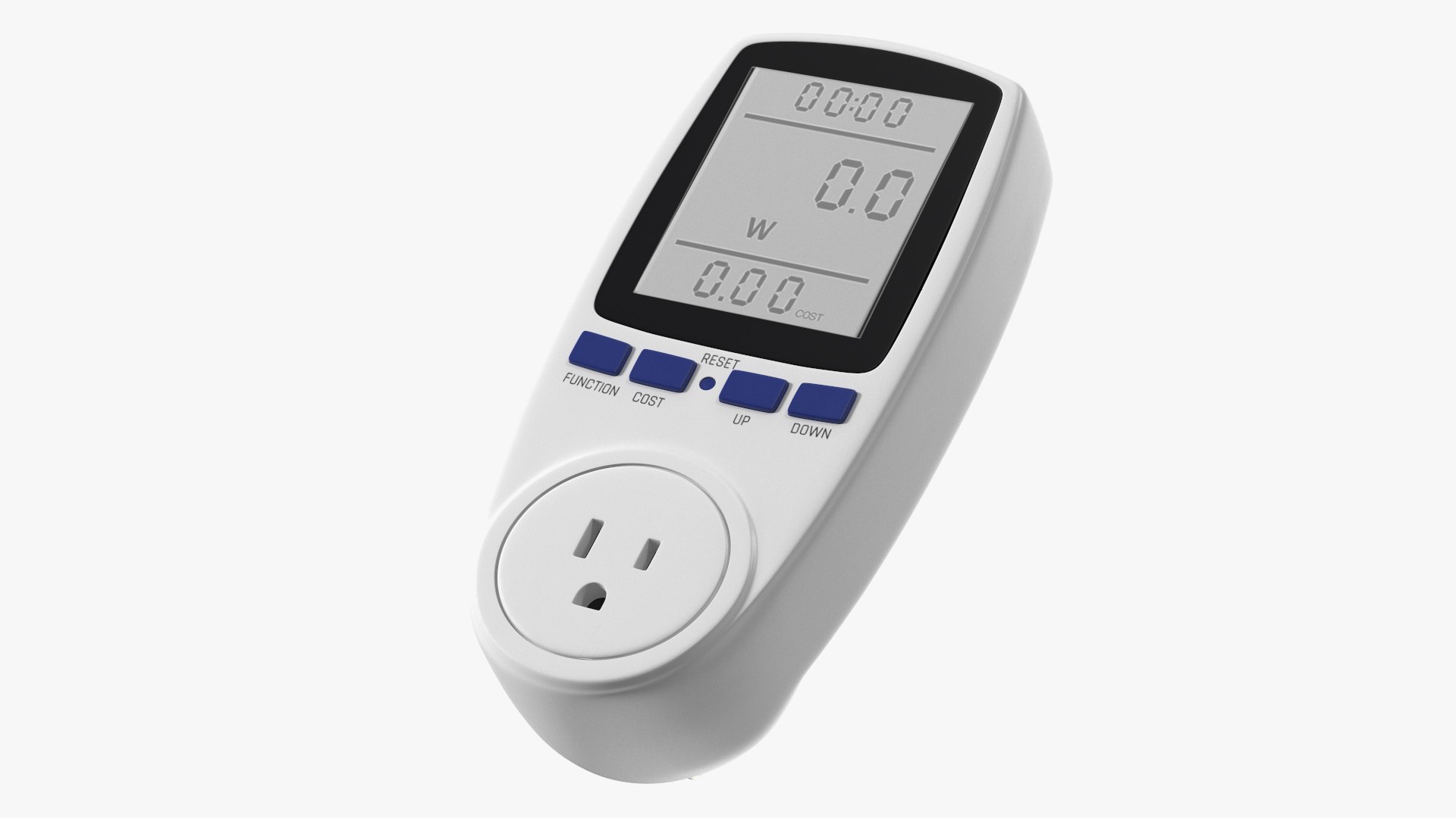 Power Meter US Plug model - TurboSquid 1987135