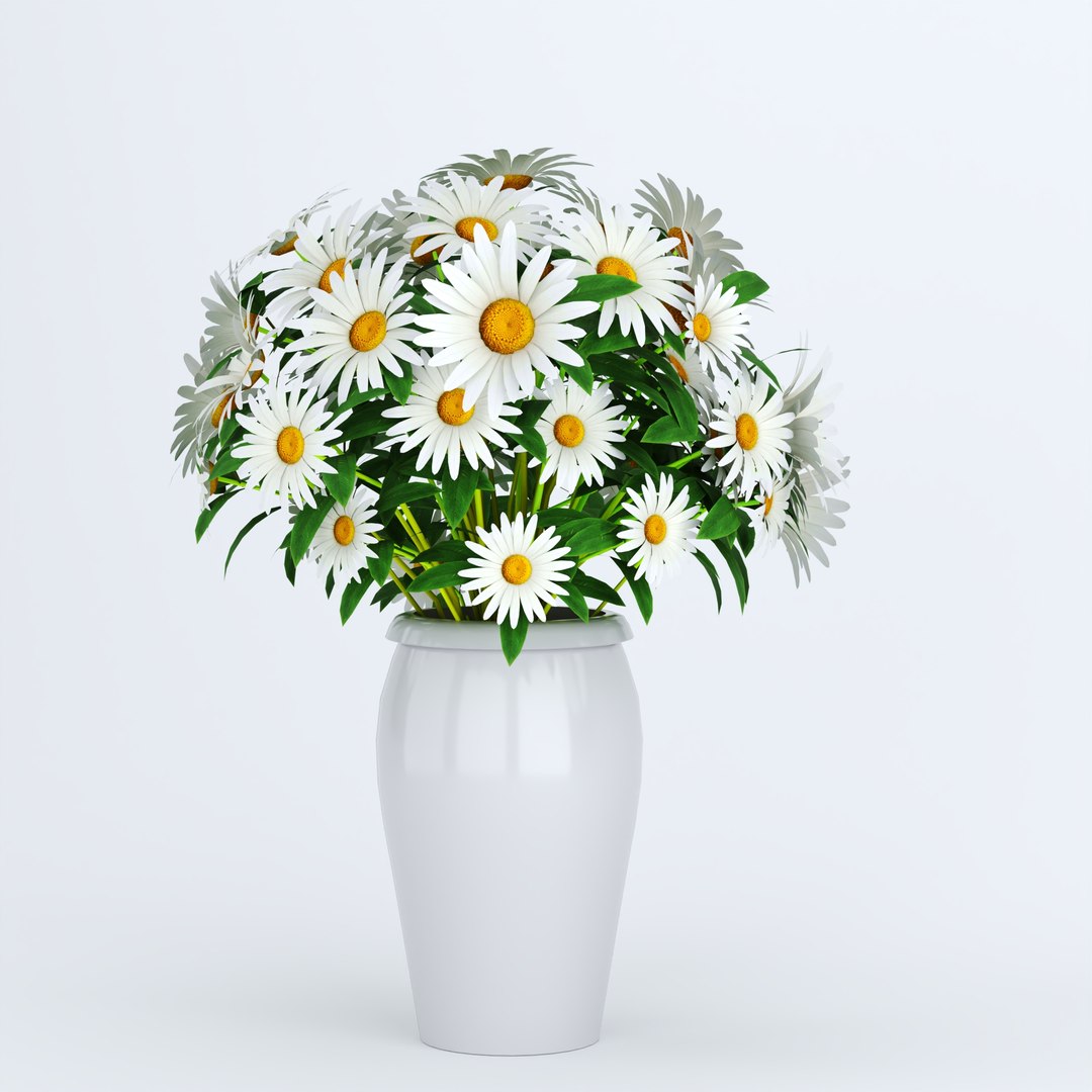 3D Indoor Plant Flower In A Pot 3D Model - TurboSquid 2157838
