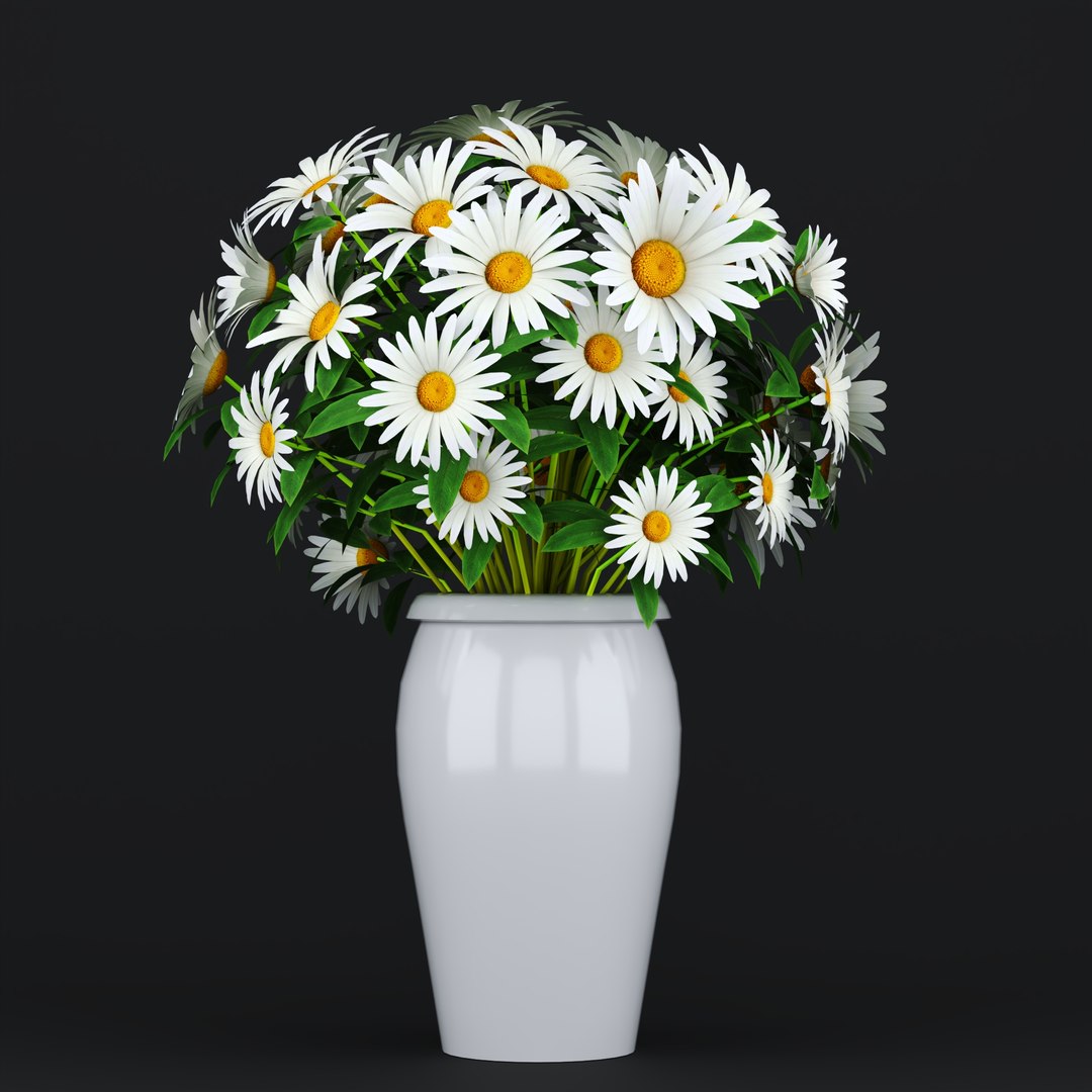 3D Indoor Plant Flower In A Pot 3D Model - TurboSquid 2157838