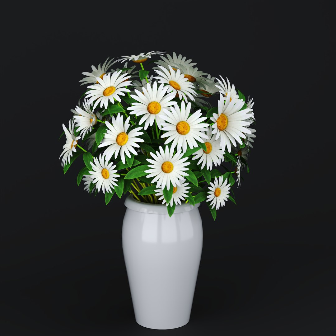 3D Indoor Plant Flower In A Pot 3D Model - TurboSquid 2157838