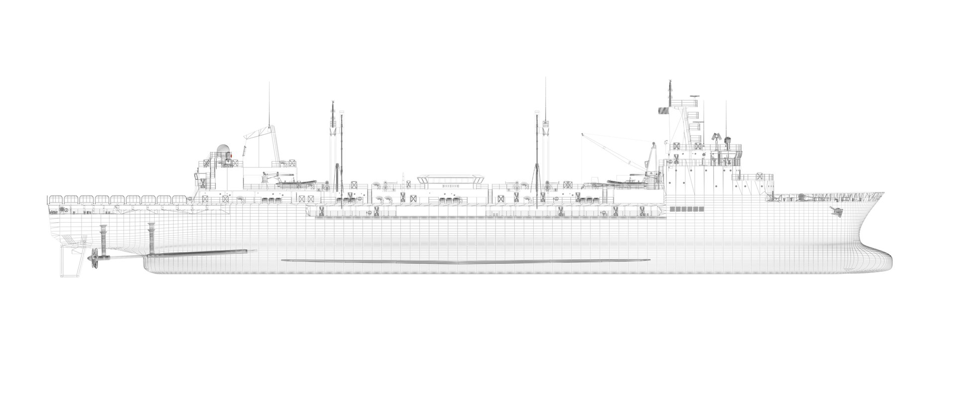 Durance Class Replenishment Oiler - HMAS Success Model - TurboSquid 2039476