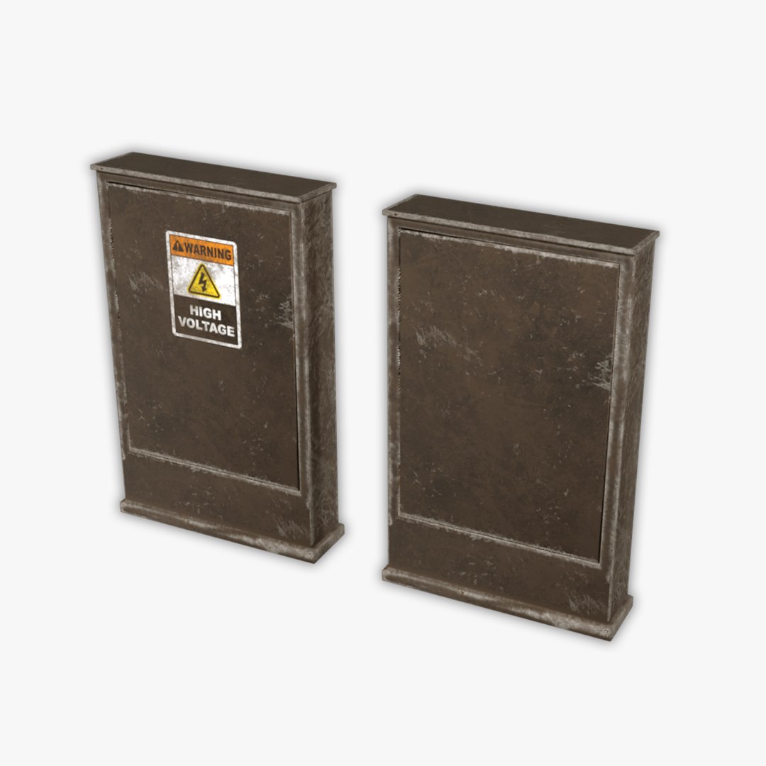 Street Utility Boxes 3D Model - TurboSquid 1499159