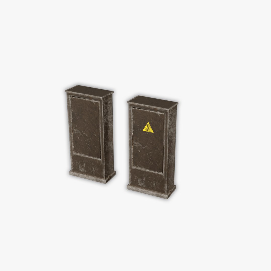 Street Utility Boxes 3D Model - TurboSquid 1499159