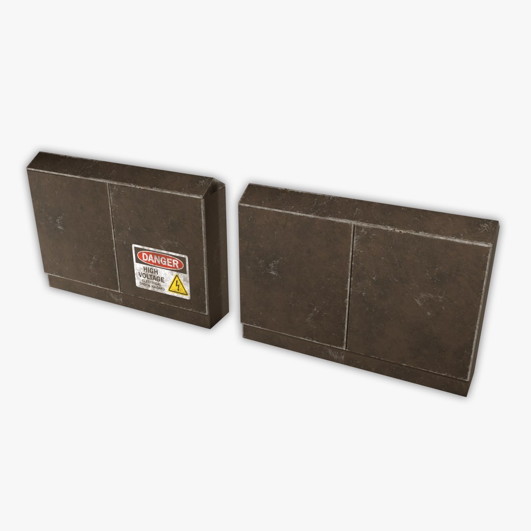 Street Utility Boxes 3D Model - TurboSquid 1499159