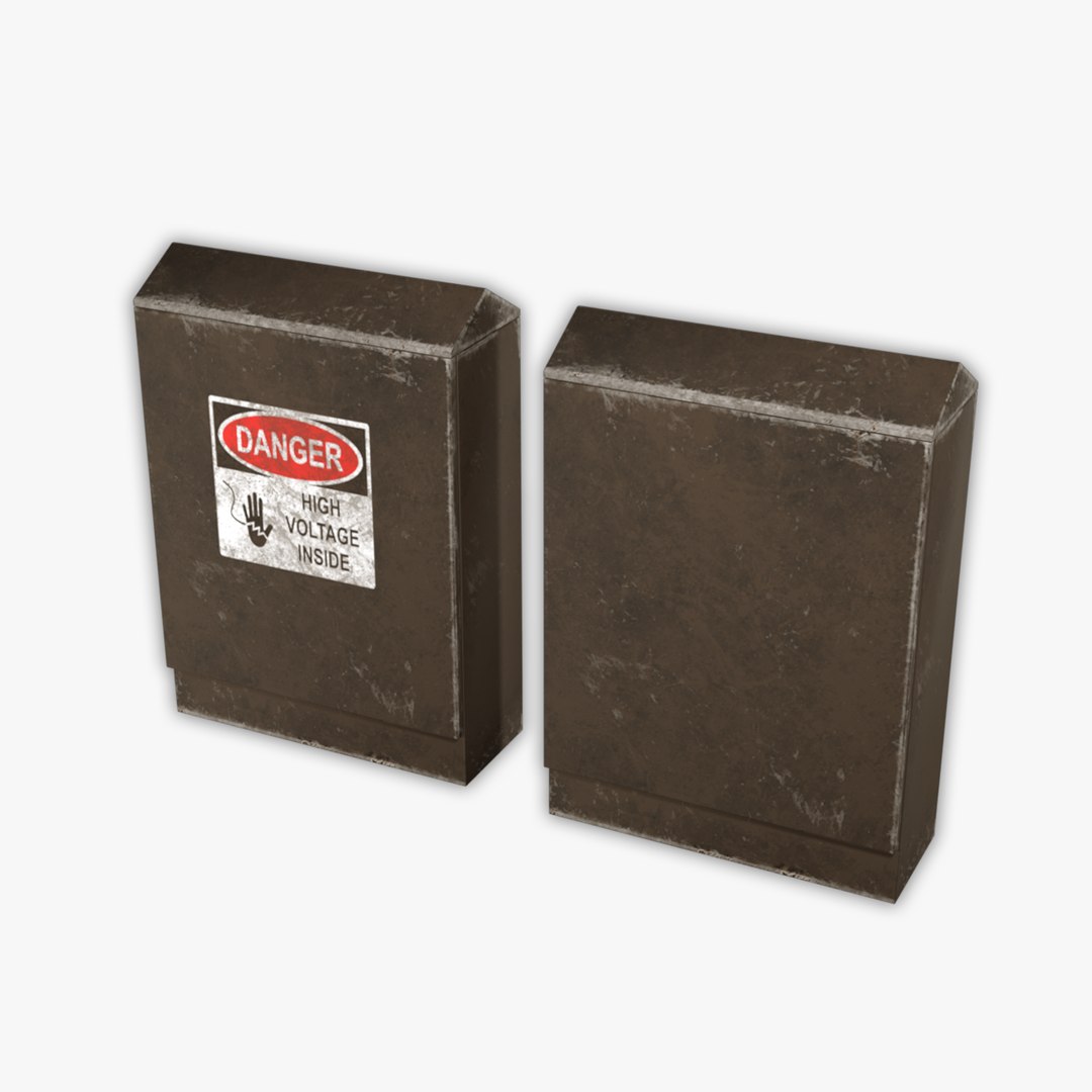 Street Utility Boxes 3D Model - TurboSquid 1499159