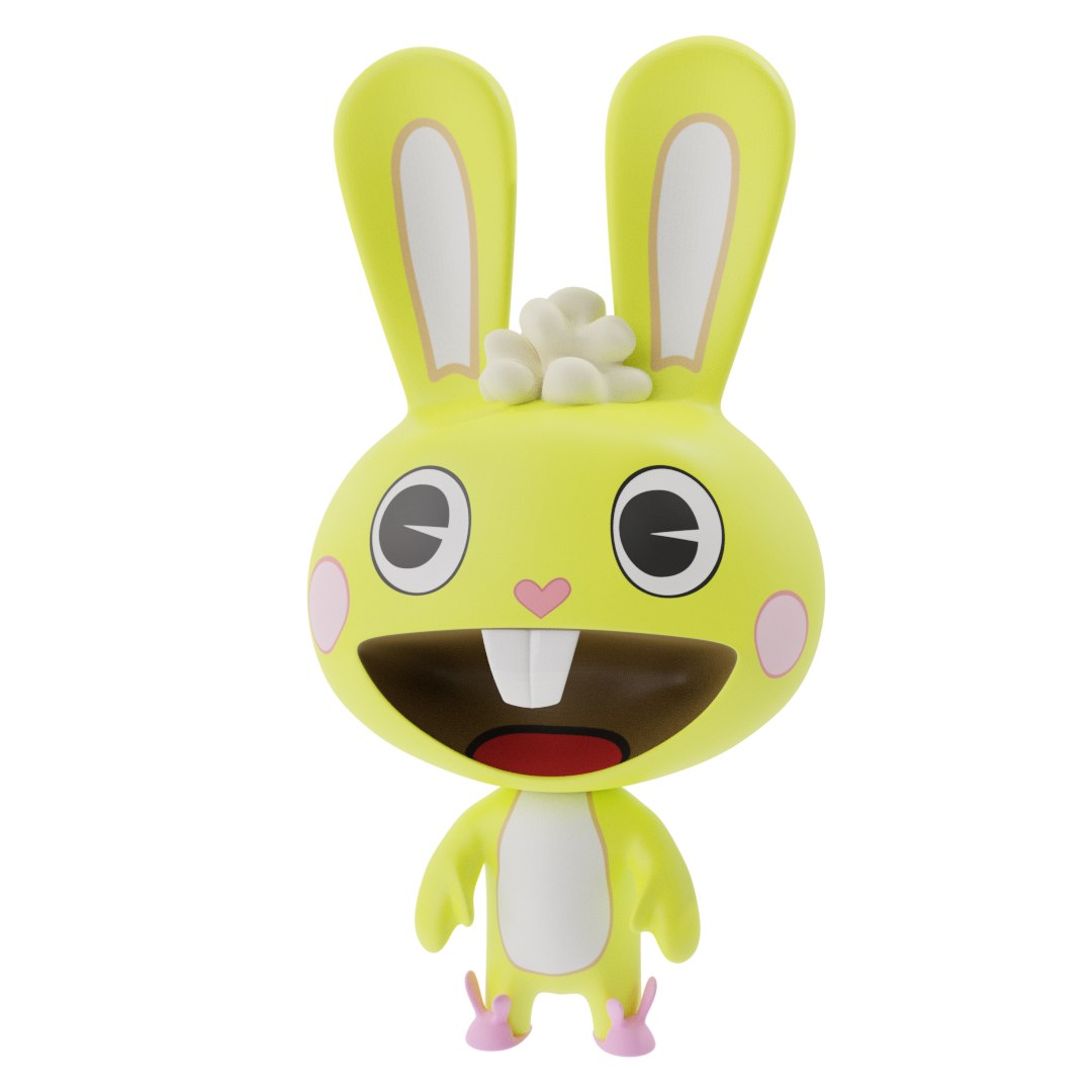 Cuddles 3D Model - TurboSquid 1462338