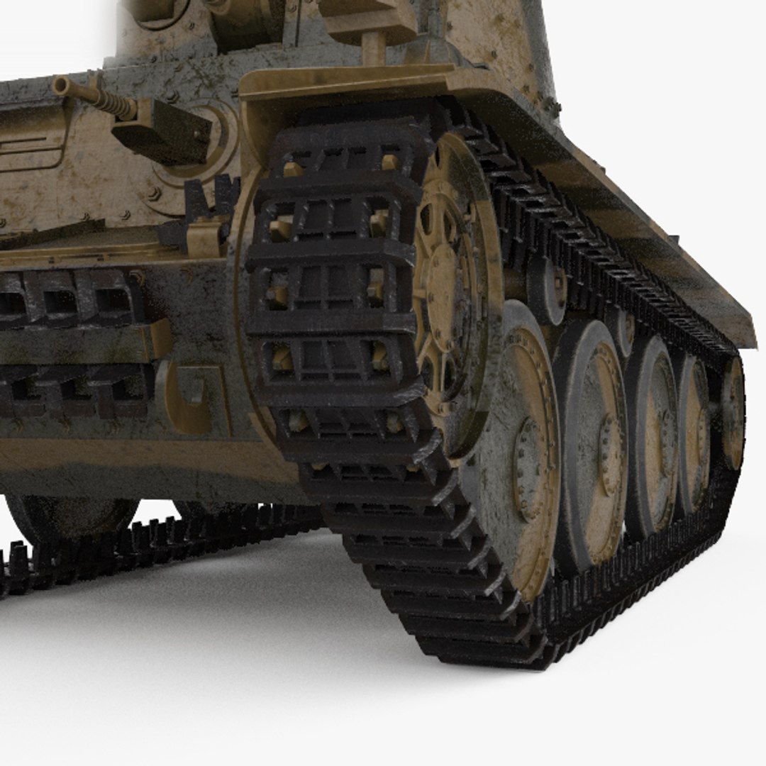 38 T Panzer 3D Model - TurboSquid 1514760