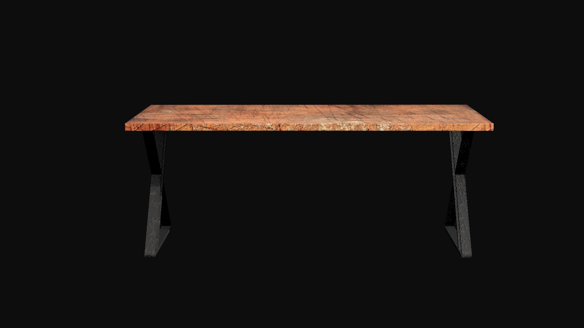 3D Rusty Broken Table - TurboSquid 1986463