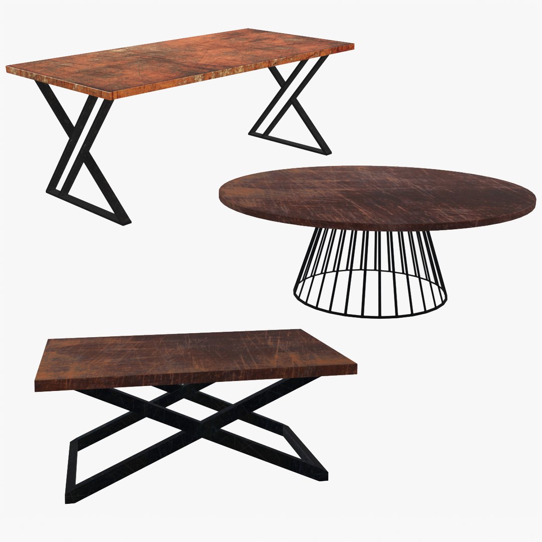 3D Rusty Broken Table - TurboSquid 1986463