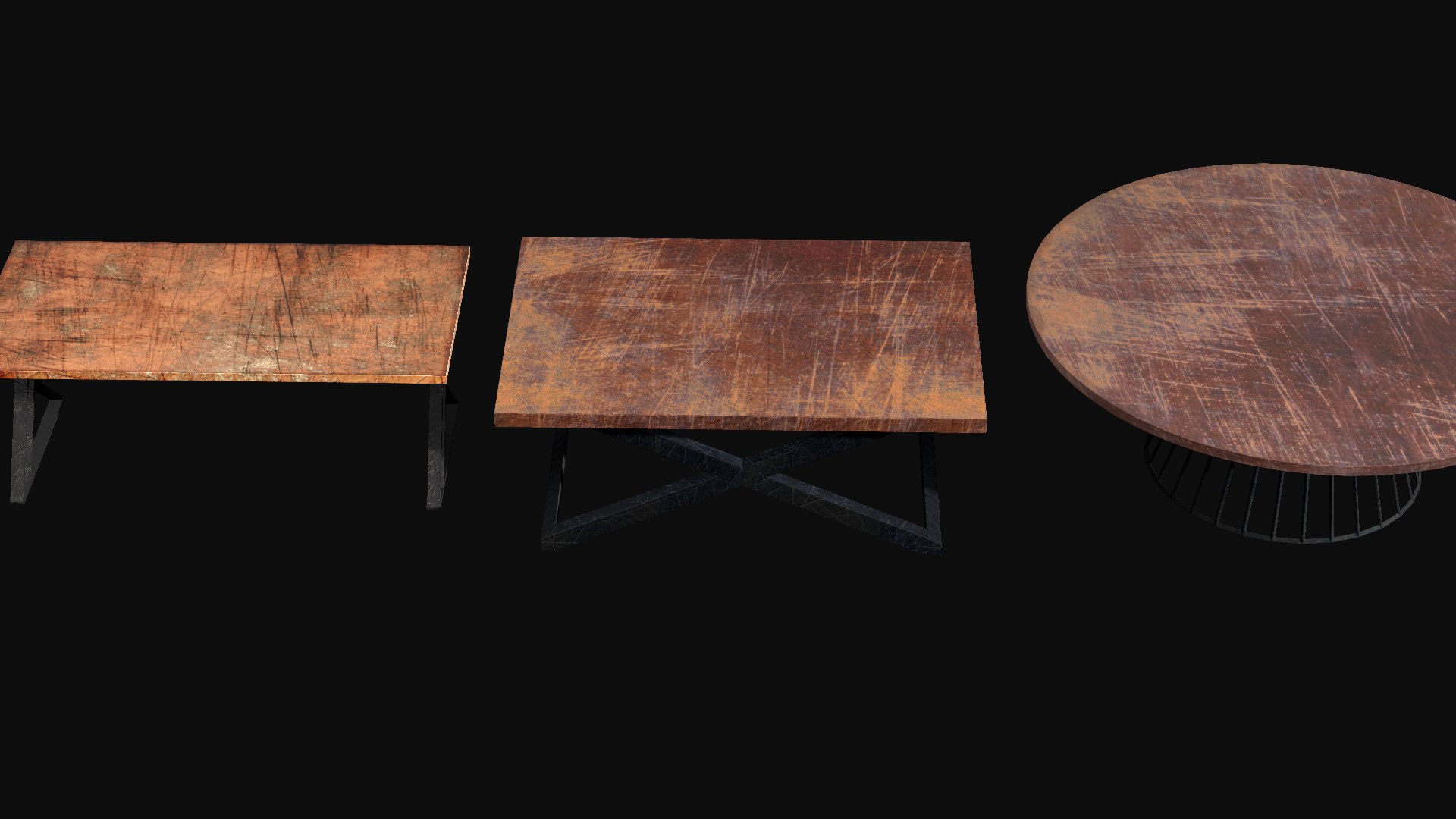 3D Rusty Broken Table - TurboSquid 1986463