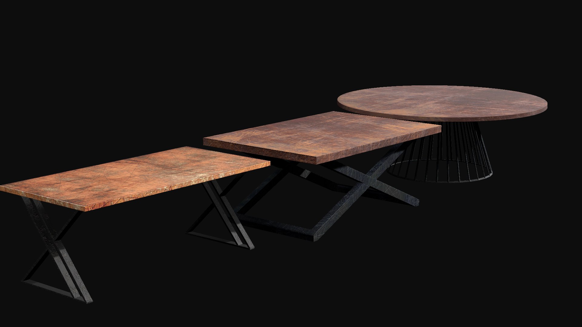 3D Rusty Broken Table - TurboSquid 1986463