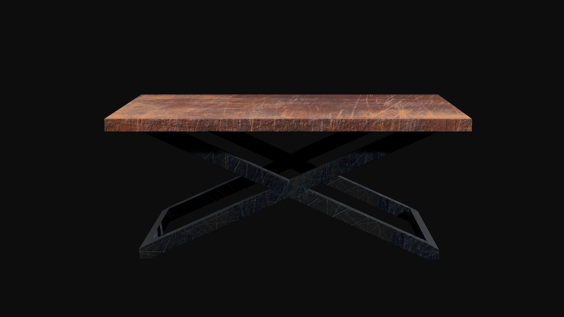 3D Rusty Broken Table - TurboSquid 1986463