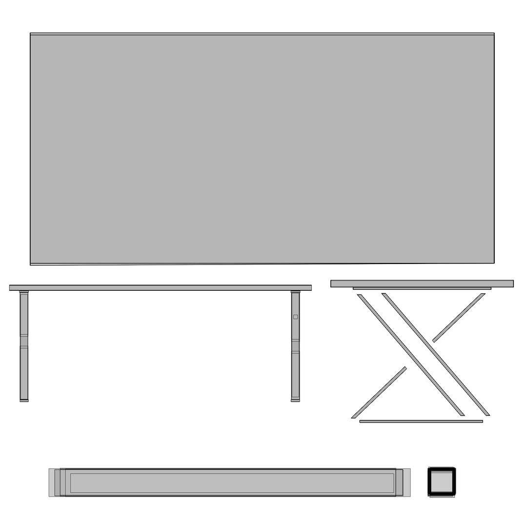 3D Rusty Broken Table - TurboSquid 1986463