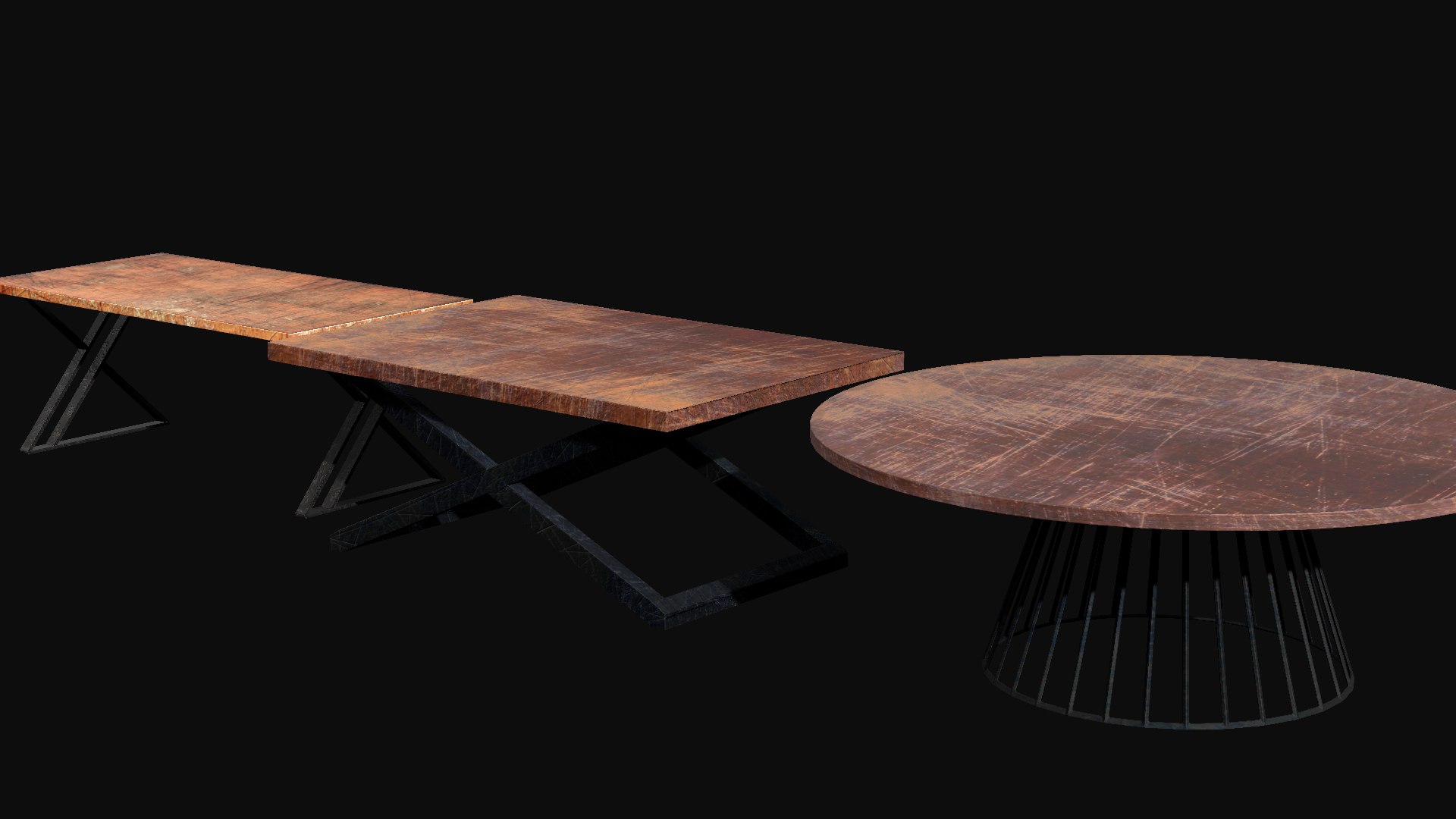 3D Rusty Broken Table - TurboSquid 1986463