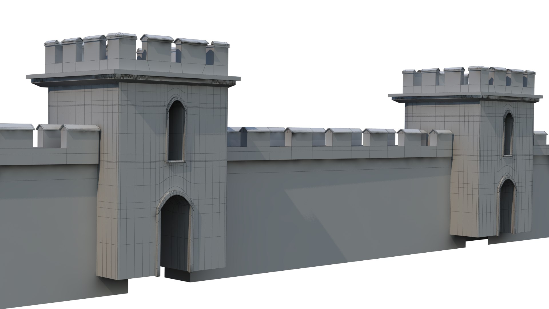 Castle Model - TurboSquid 1368363