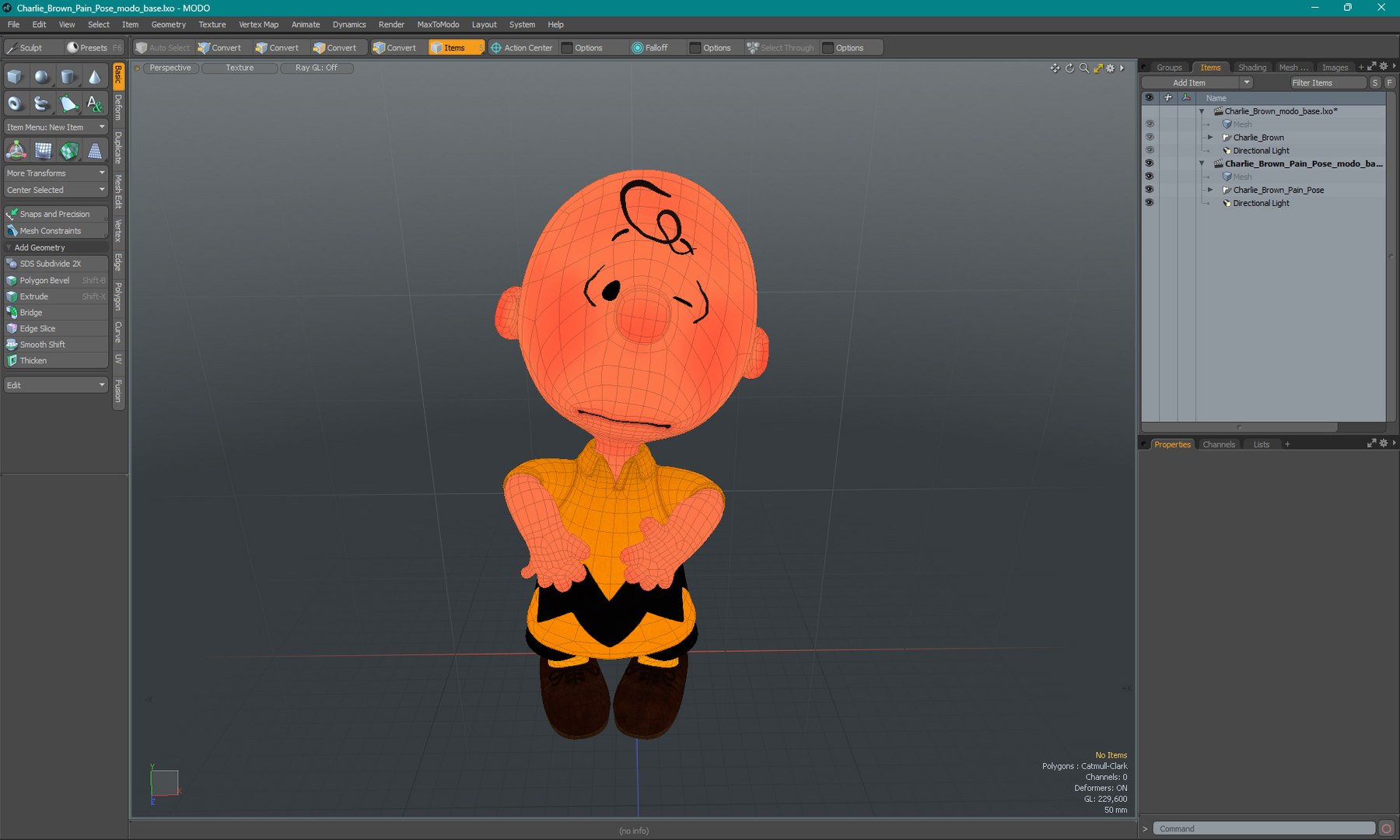 3D Model Charlie Brown Pain Pose - TurboSquid 2319032