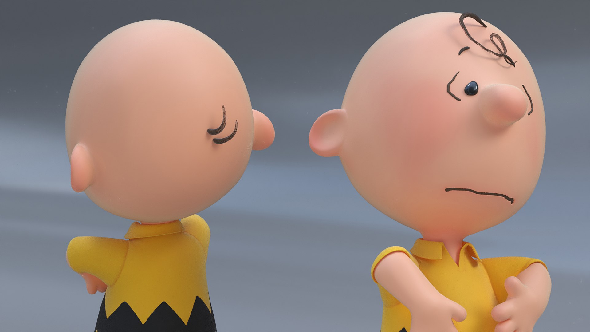 3D Model Charlie Brown Pain Pose - TurboSquid 2319032