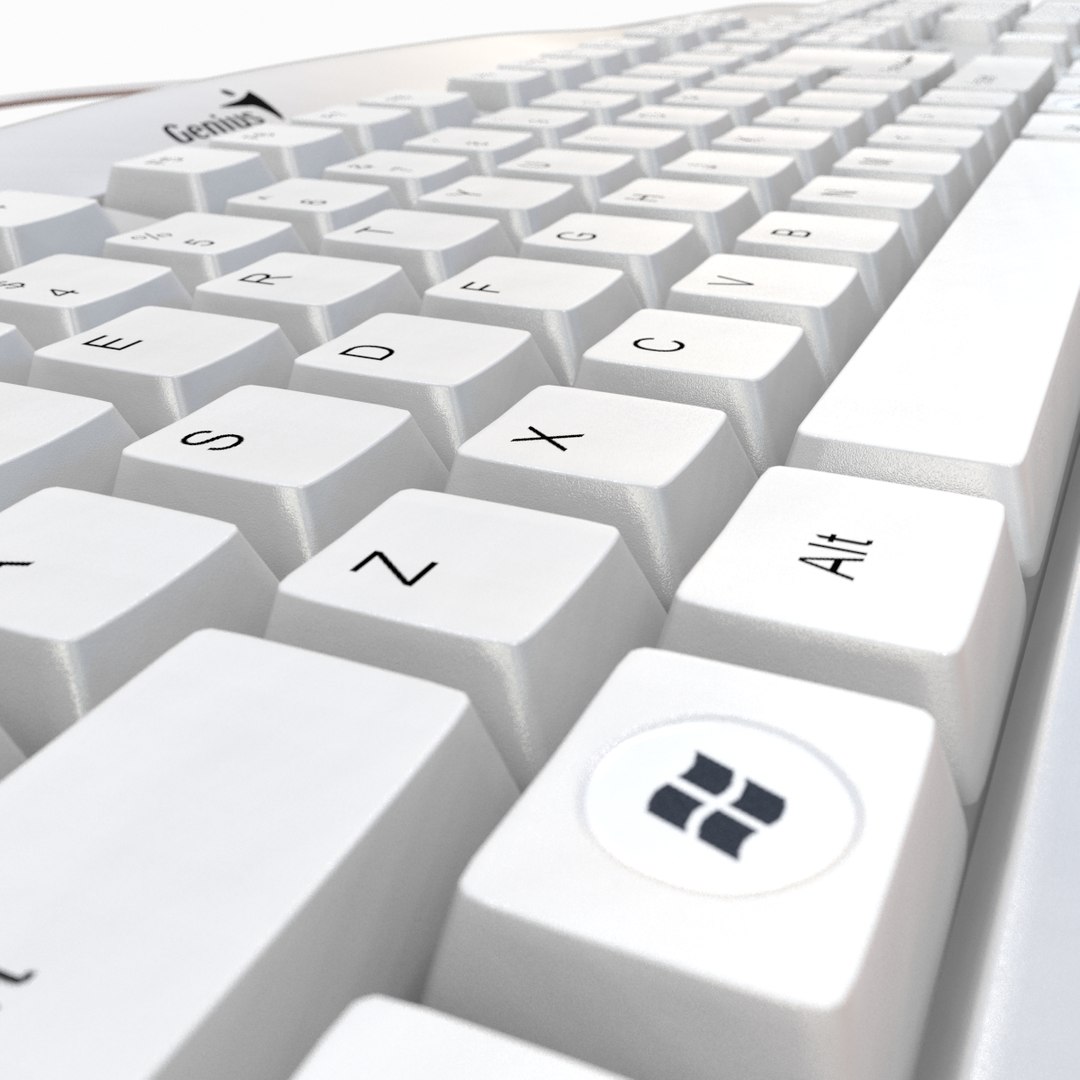 Keyboard Genius Kb-110 Keys 3d 3ds