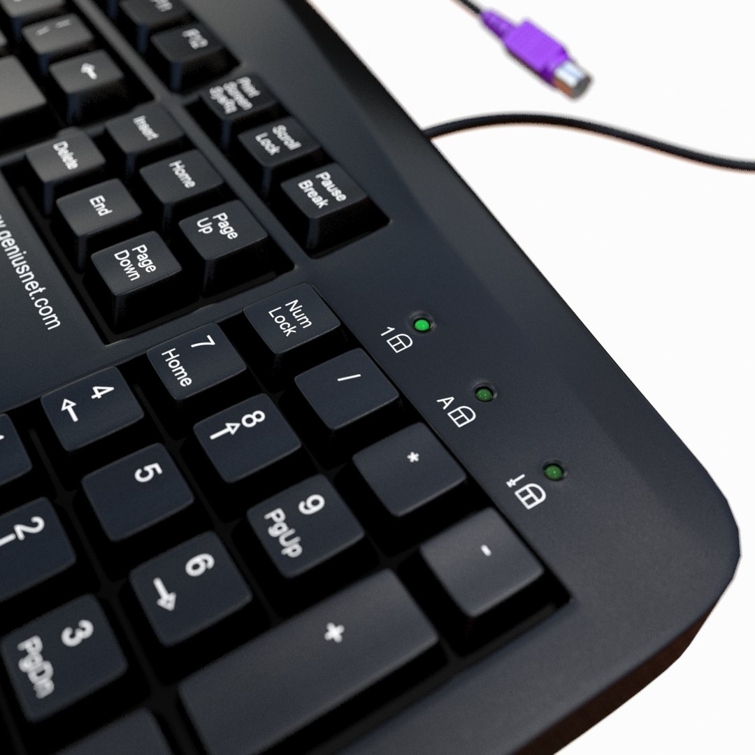 Keyboard Genius Kb-110 Keys 3d 3ds