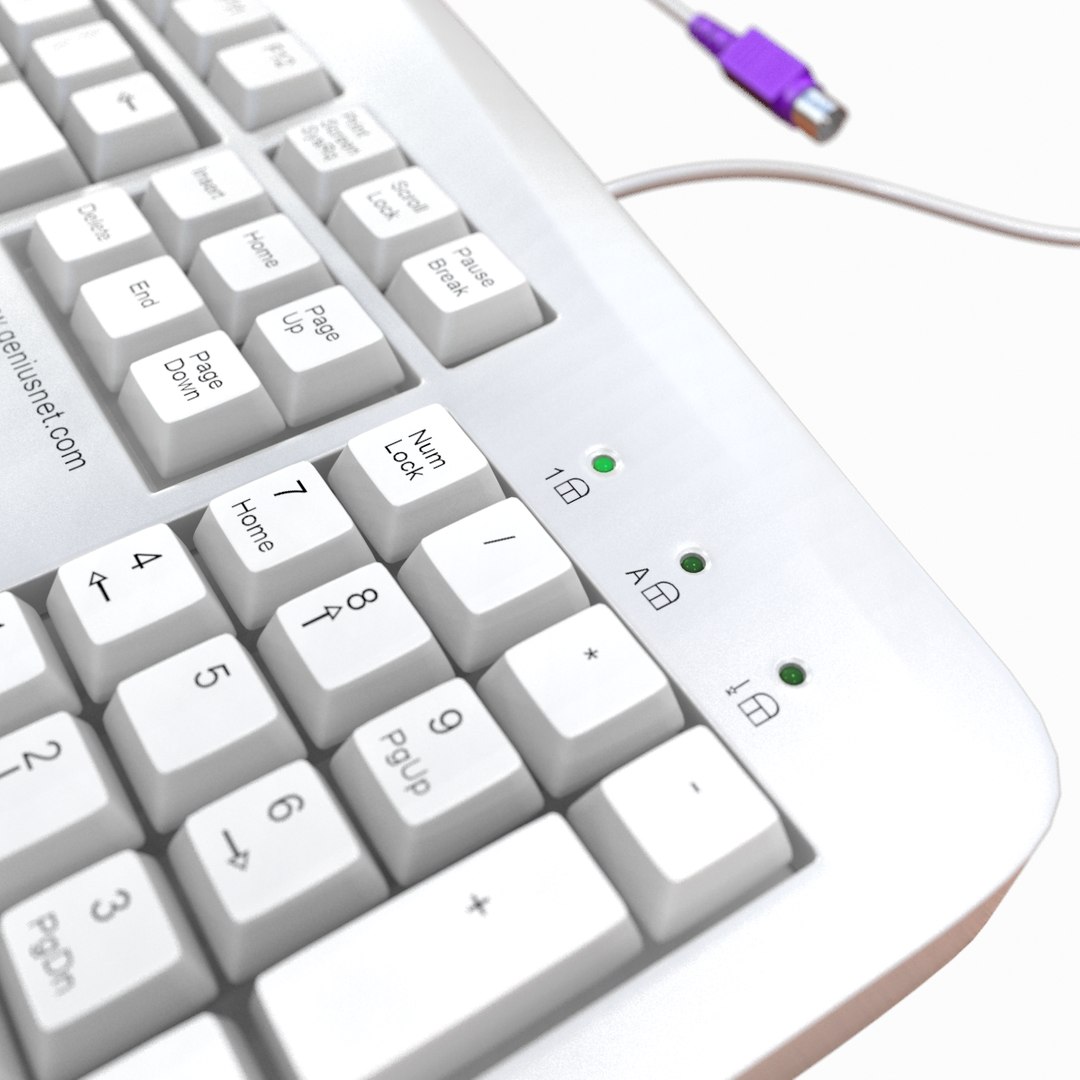 keyboard genius kb-110 keys 3d 3ds