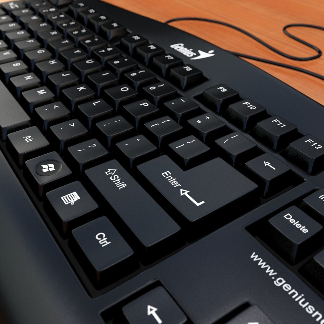 Keyboard Genius Kb-110 Keys 3d 3ds