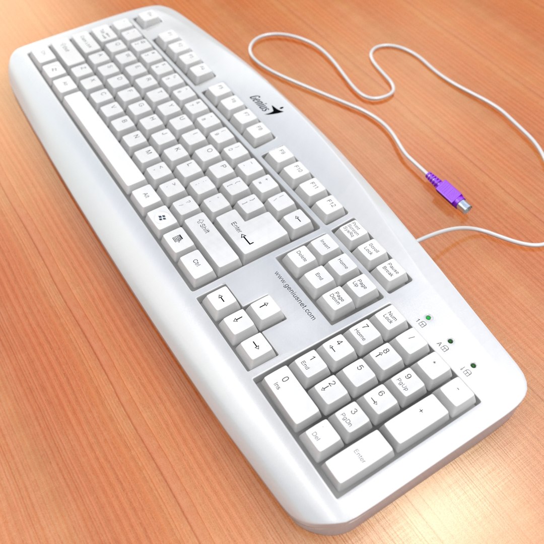 Keyboard Genius Kb-110 Keys 3d 3ds