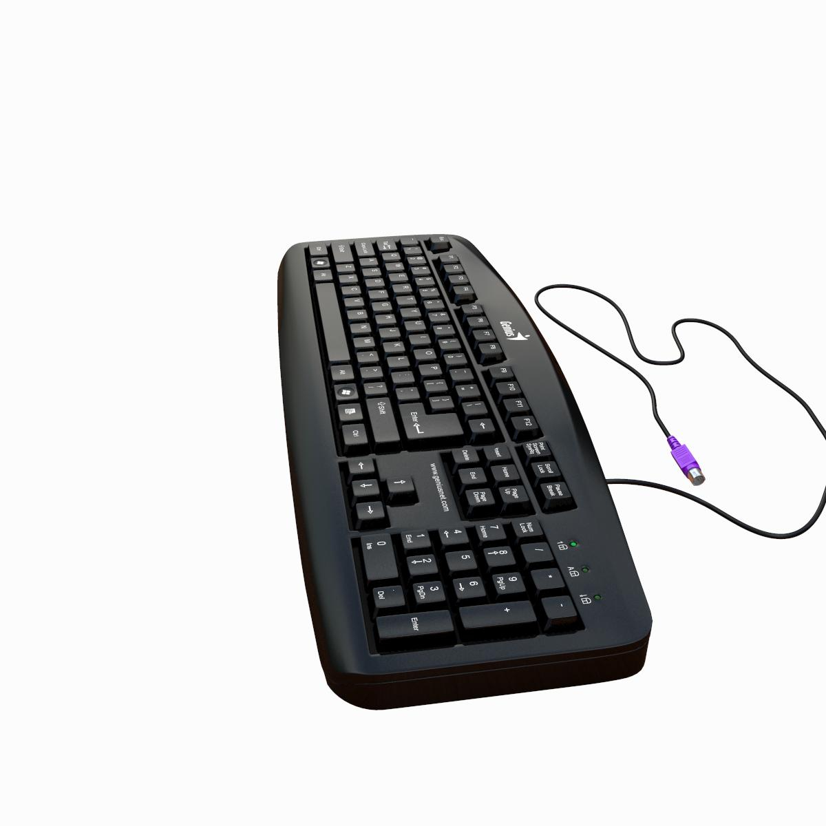 keyboard genius kb-110 keys 3d 3ds