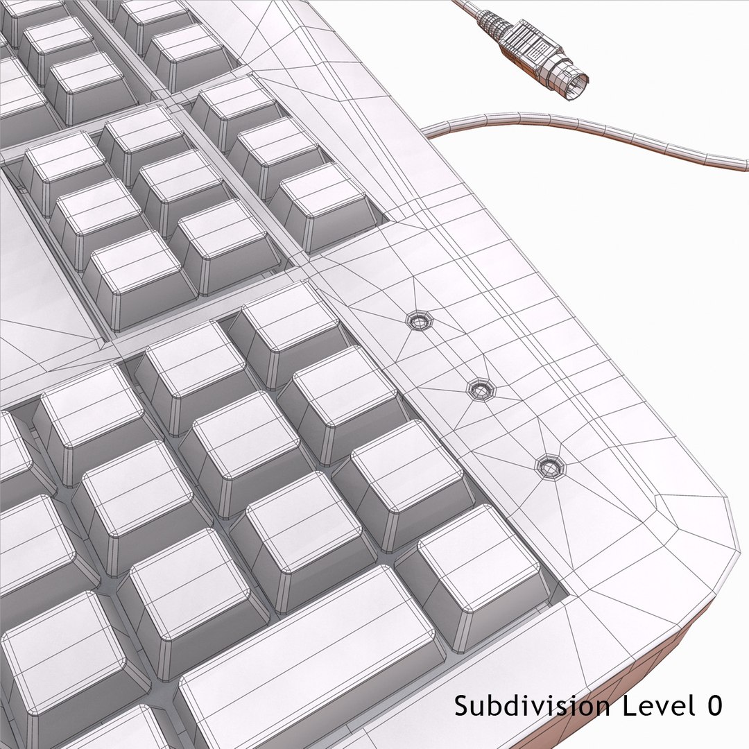 keyboard genius kb-110 keys 3d 3ds