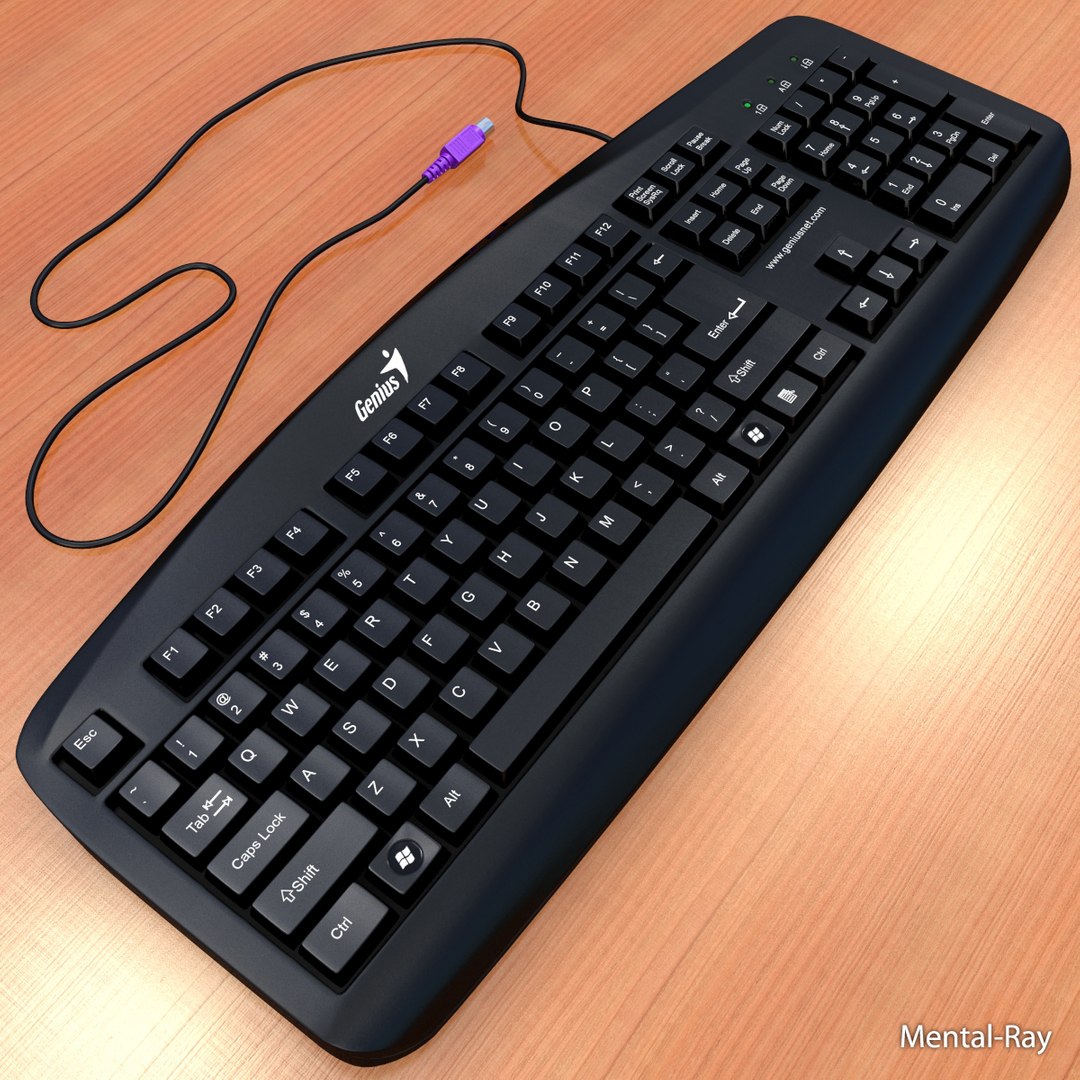 Keyboard Genius Kb-110 Keys 3d 3ds