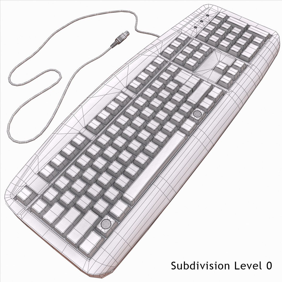 keyboard genius kb-110 keys 3d 3ds