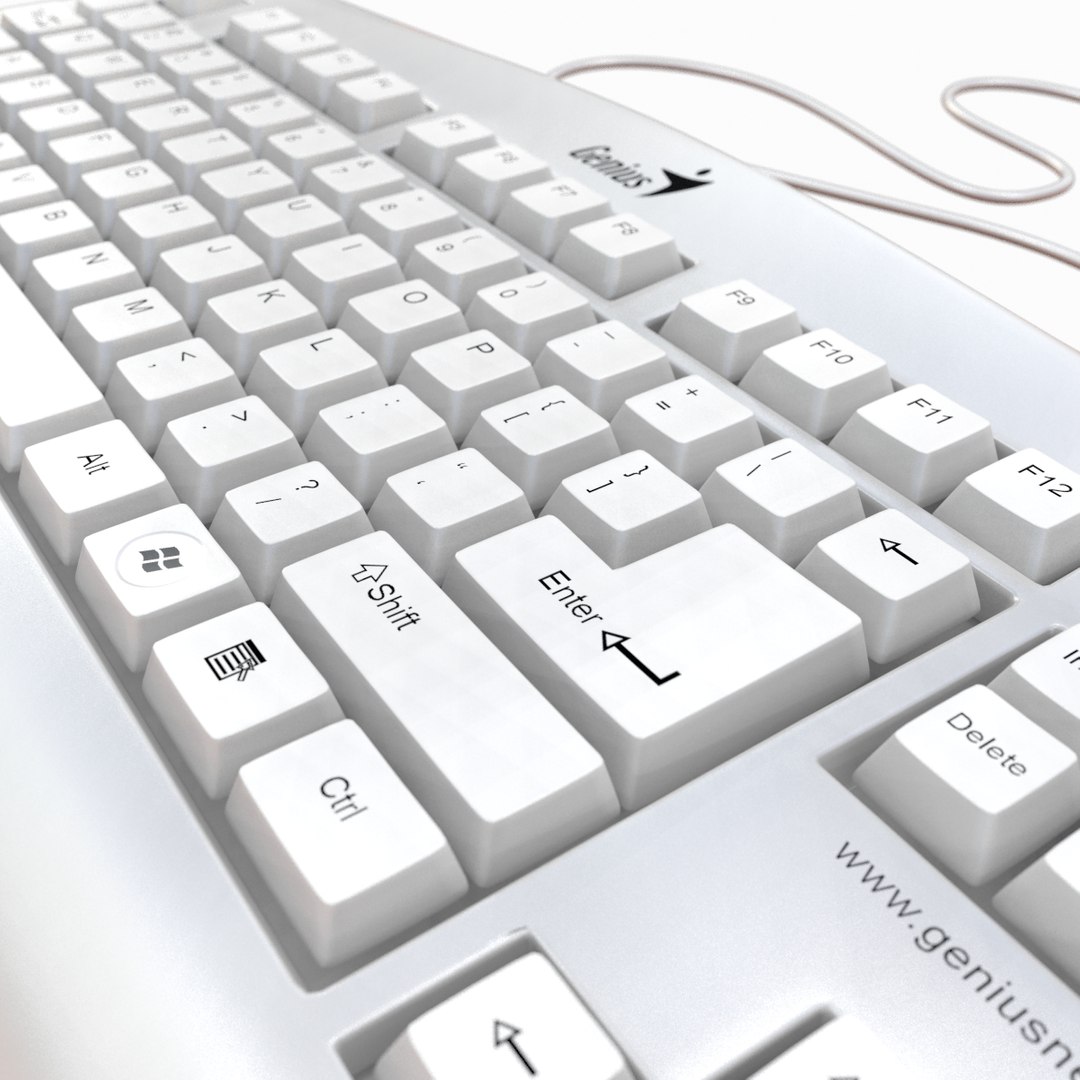 Keyboard Genius Kb-110 Keys 3d 3ds