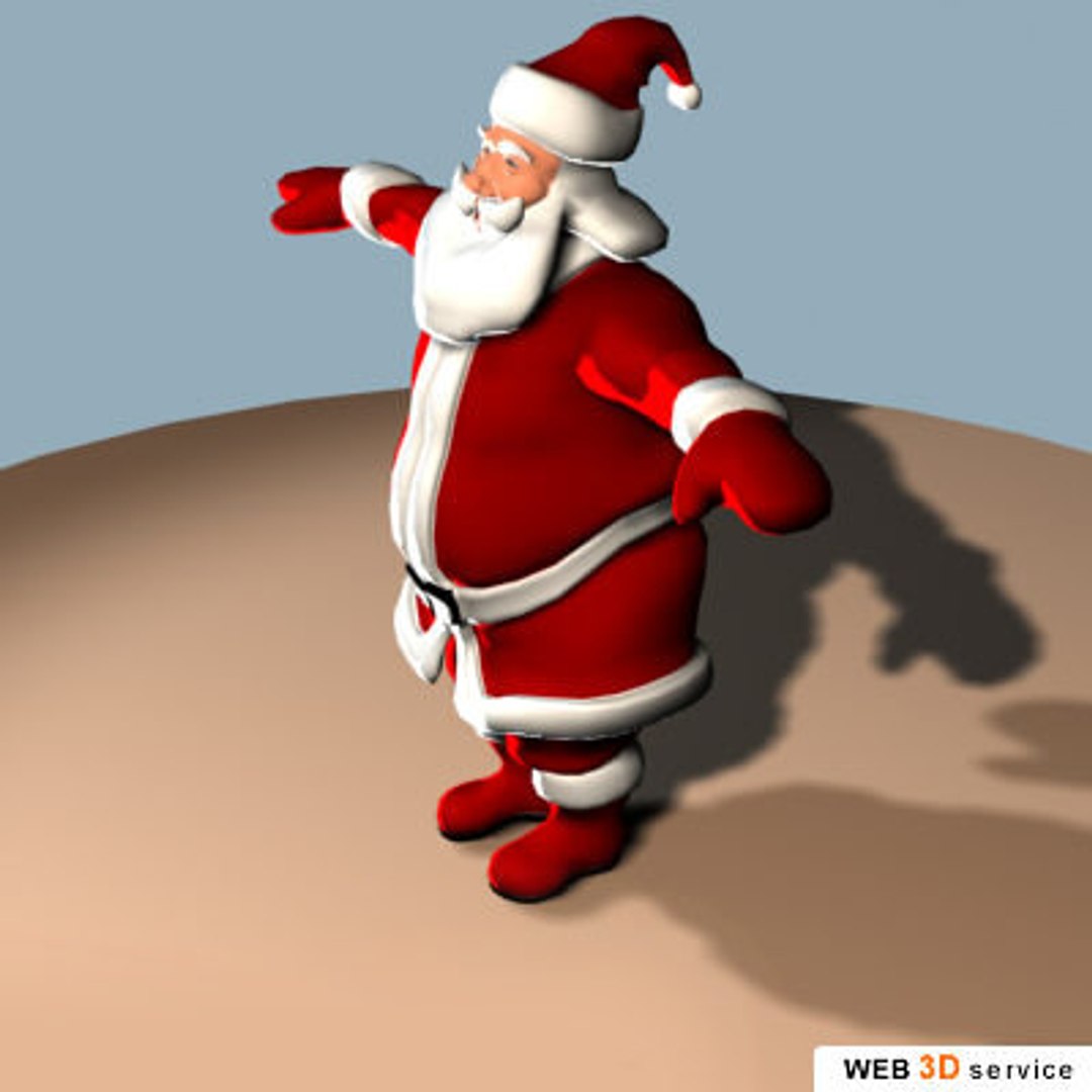 3d Santa Claus