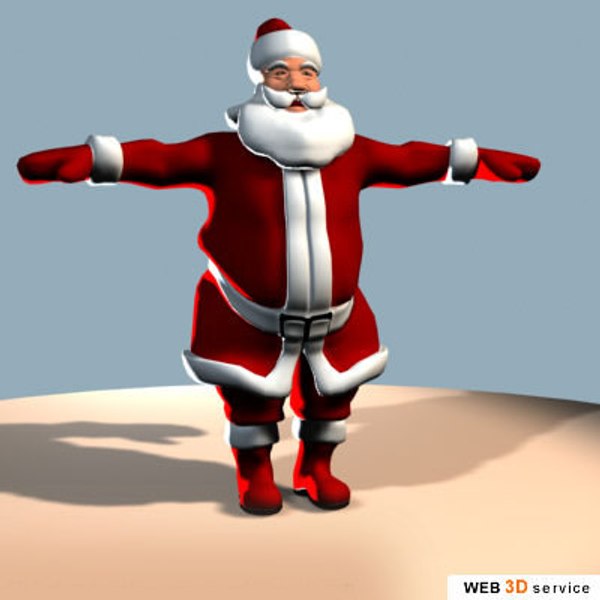 3d santa claus