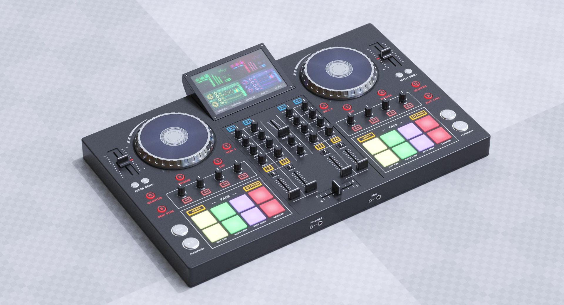 Dj Set Model - TurboSquid 1346661