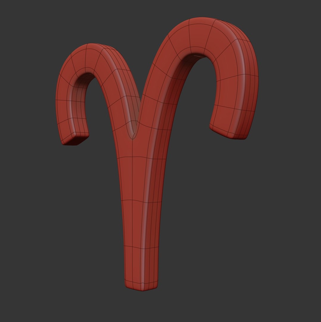 3D Sign Aries Model - TurboSquid 1623907