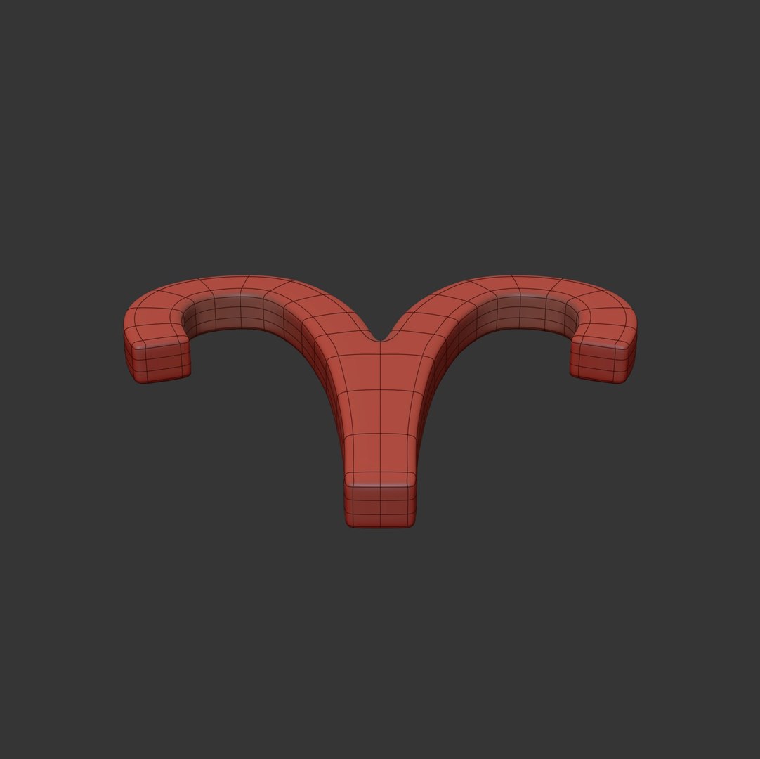 3D Sign Aries Model - TurboSquid 1623907