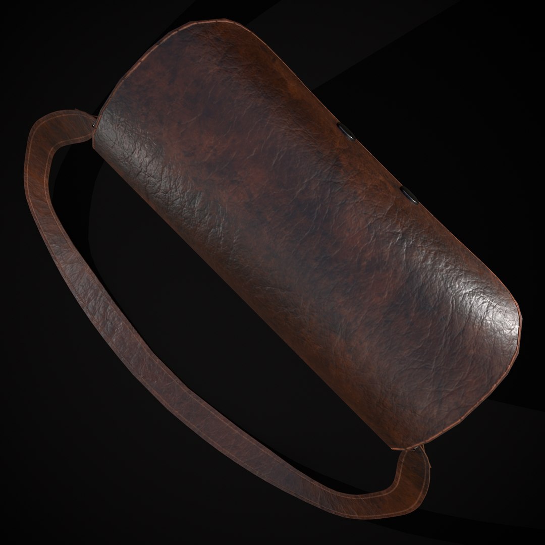 3D Leather Vial Container model - TurboSquid 2052784