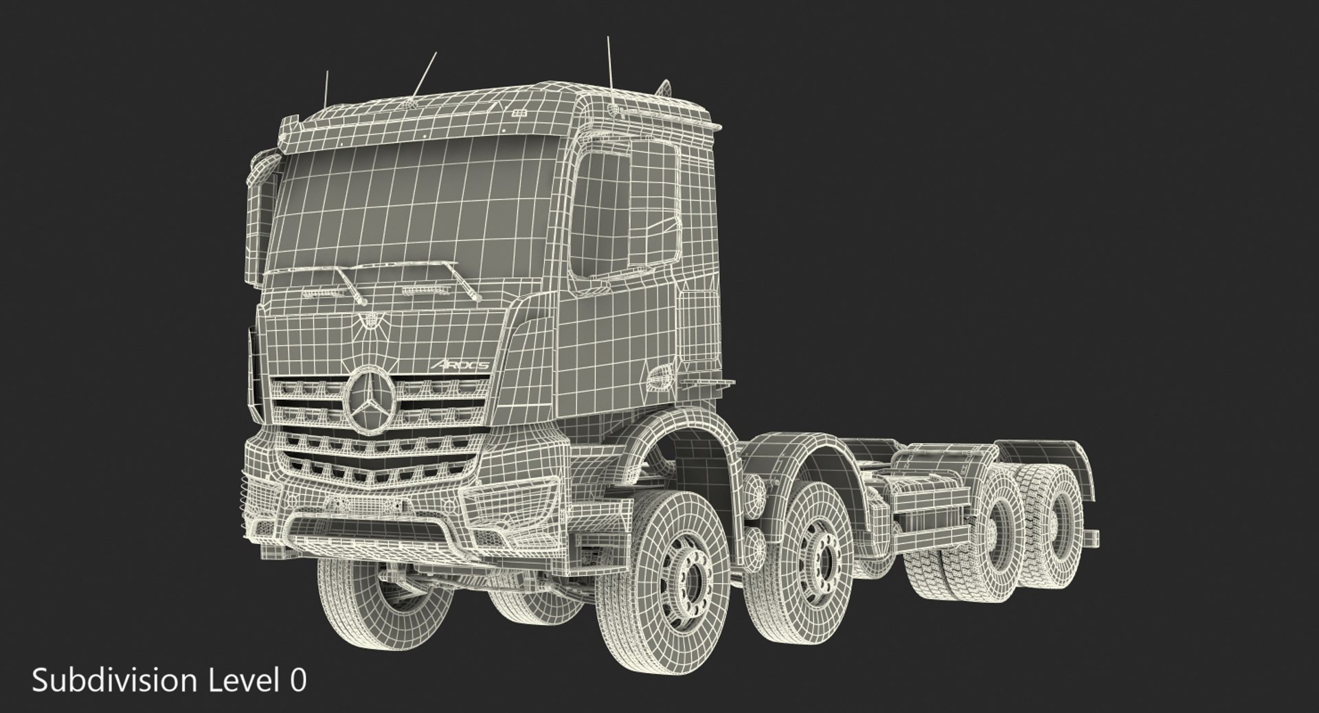 3D mercedes benz arocs 8x8 - TurboSquid 1415100