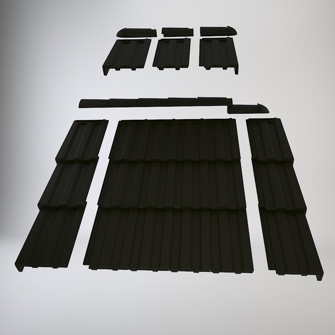 3ds Max Roof Tiles