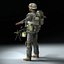 Army Infantry 3d Model