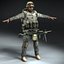 Army Infantry 3d Model