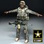 Army Infantry 3d Model
