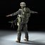 Army Infantry 3d Model