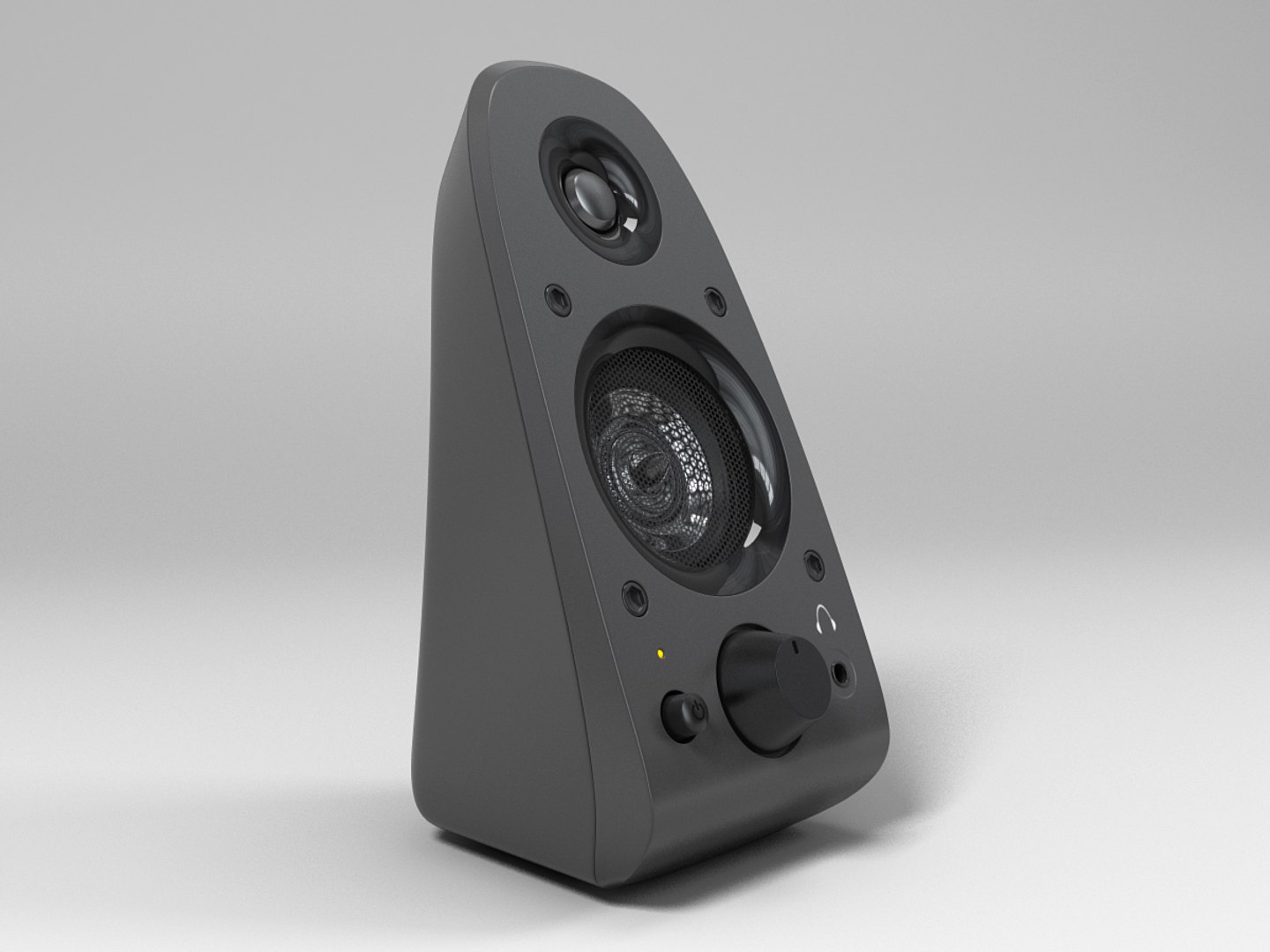 D Model Of Logitech Surround Speakers Z